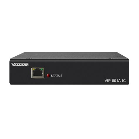 Ip Gateway Audio Port Network — Single Port Informacast® Vip 801a Ic V4 Valcom