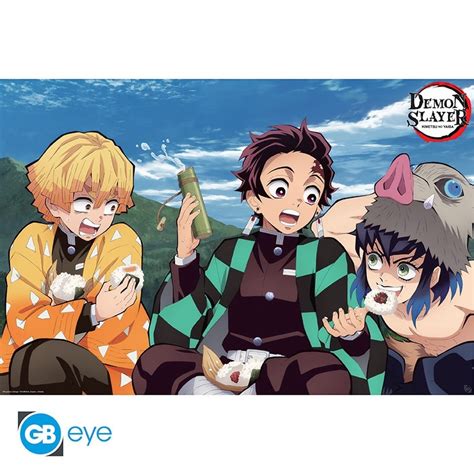 Poster Demon Slayer Maxi Tanjiro Zenitsu Inosuke 915x61 Cm