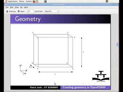 Creating Simple Geometry In OpenFOAM Marathi YouTube