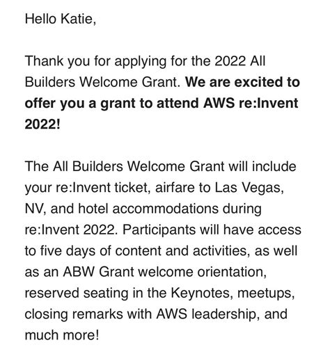 🌸 katie annabelle r on linkedin aws reinvent awsreinvent