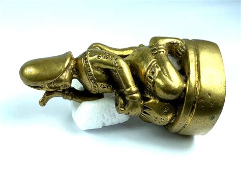 Erotic Brass Paladkik Statue Sex Appeal Luck Wealth Fetish Talisman Thai Amulet Ebay