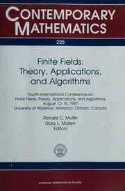 Finite Fields Theory Applications And Algorithms Fourth International Conference On Finite