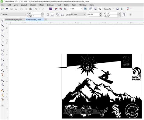 Converted Vector Image Doesnt Show Correctly In Corel Draw Graphic Design Stack Exchange