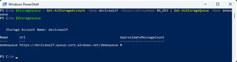 Use Azure Storage Queue With Powershell Icewolf Blog