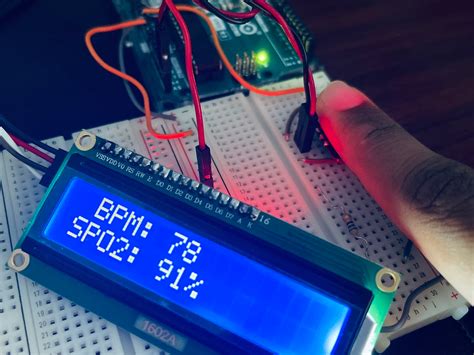 Homemade Pulse Oximetry Display The H P O D Arduino Project Hub