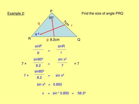 PPT The Sine Rule PowerPoint Presentation Free Download ID 7099816