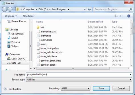 Belajar Java Hello World Java Di Command Prompt