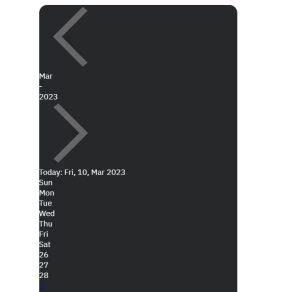 Calendar Using HTML CSS And JavaScript Source Code