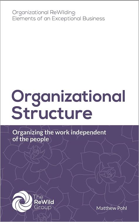 Organizational Structure Organizing The Work Independent Of The People