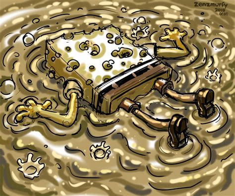 Spongebob In Oil By Zenzmurfy On Deviantart