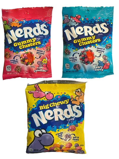 Nerds Candy Gummy Cluster Paquete Variado Nerds Gominolas Racimos De