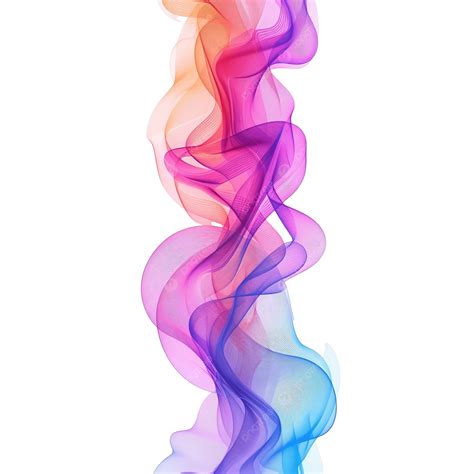 Trendy Colorful Line In Dynamic Shape Abstract Art Artistic Png