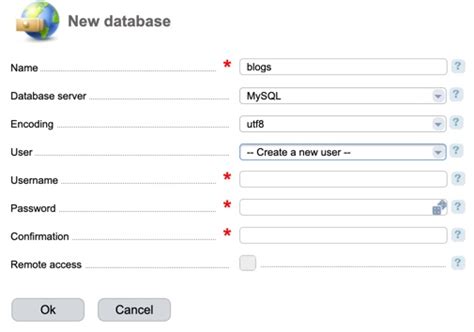 adding a database in ispmanager control panel bryzar kb