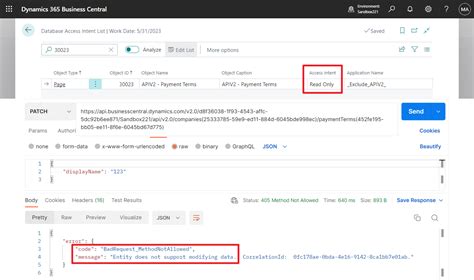 Dynamics 365 Business Central Managing Database Access Intent Managing Write Access To Apis