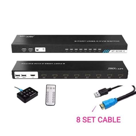 Jual Kvm Switch Hdmi 8 Port Support 4k Free 8 Pcs Kabel Kvm Hdmi Di Seller Cullen Darrel