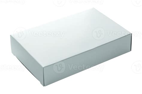 Blank White Paper Box Isolated With Clipping Path For Mockup 12627980 Png