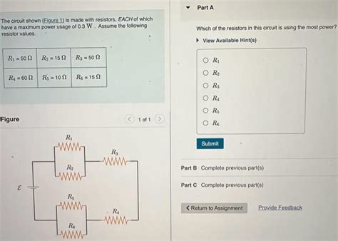 Solved The circuit shown (Figure 1) is made with resistors, | Chegg.com