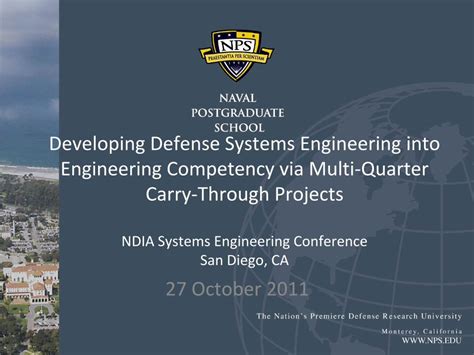 Pdf Developing Defense Systems Engineering Into Engineering
