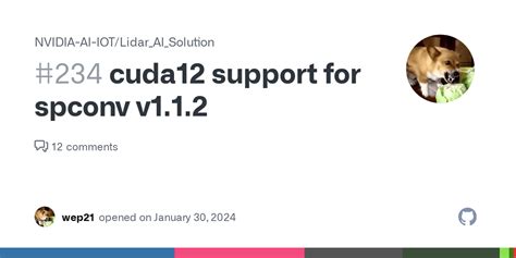 Cuda Support For Spconv V Issue NVIDIA AI IOT Lidar AI Solution GitHub