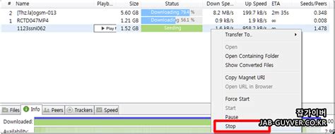 토렌트 다운로드 기록삭제 임시파일 제거 보안설정