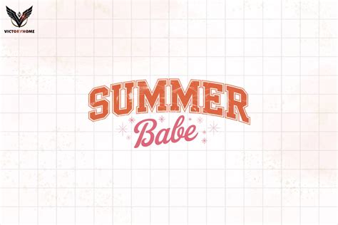 Summer Babe PNG Graphic By VictoryHome Creative Fabrica