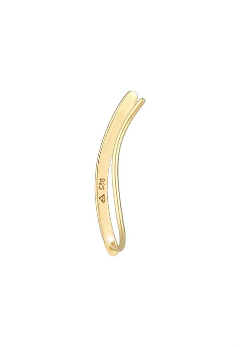 Buy Elli Germany Earrings Single Earclimber Domed Basic Trend Blogger