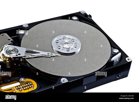 Open Server Hard Drive In Close Up Shot Stock Photo Alamy