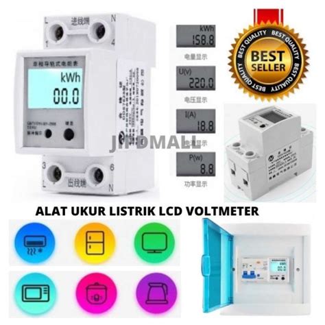 Promo Alat Pengukur Listrik Smart LCD Power Voltmeter 220V 80A AV KWH 11114 Diskon 23 Di Seller