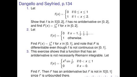 Analysis Antiderivative Primitive Fundamental Theorem Of Calculus