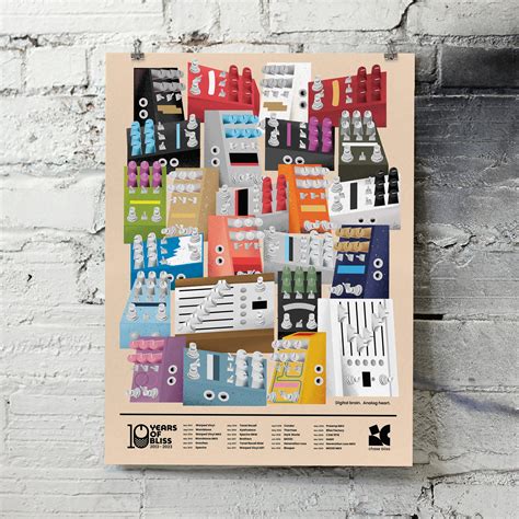 10 Years Of Bliss Poster — Chase Bliss