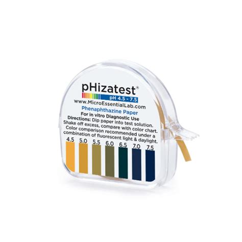 Phizatest Nitrazine Indicator Short Roll Dispenser 45 75 Ph