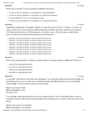 Solved Which Of The Following Python Methods In Statsmodels Module Is Applied Statics For