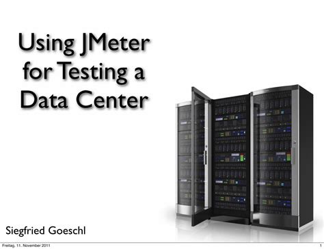 Pdf Using Jmeter For Testing A Data Center ~sgoeschl