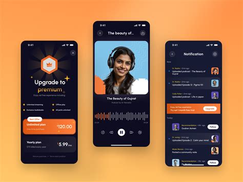 🎧 Explore Listen Repeat Podcast App Ui Design 🔥 By Focotik Ui Ux For Focotik Uiux Agency On