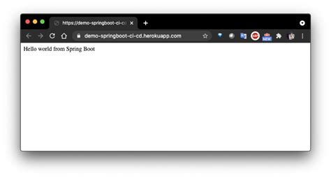 Automatic Deployment To Heroku Cicd Spring Boot Maven Github Actions