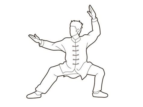 中华武术简笔画图片大全（最新16张） 简笔画图片大全