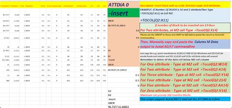 Autocad Tips And Autolisp Programs How To Import Point From Excel To