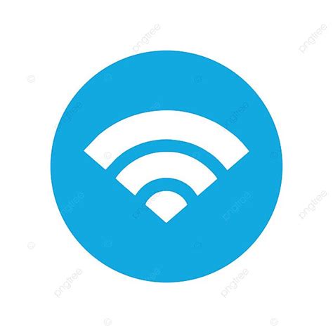 Wireless Signal Clipart PNG Images Wifi Symbol Wireless Signal Mobile Technology Blue Button
