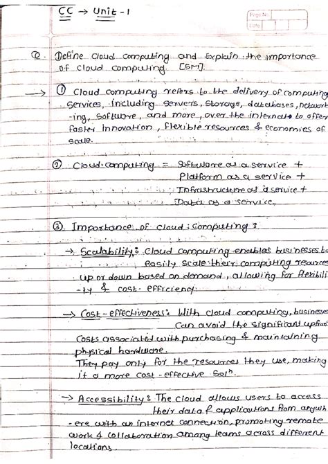 Cc Insem Unit 1 Notes Computer Engineering Studocu