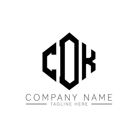 Cdk Letter Logo Design With Polygon Shape Cdk Polygon And Cube Shape Logo Design Cdk Hexagon