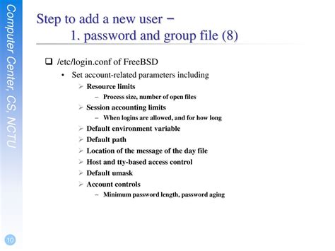Chapter 6 Adding New Users Ppt Download