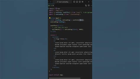 Как создать кастомный React Js Хук Useloading Shorts Youtube