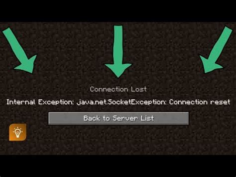 how to fix java.net.socketexception connection reset : Minecraft