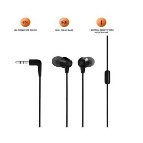 3 5 Jack Mobile Jbl T50 Hi Black Wired Earphone At Rs 450 Piece In Mumbai ID 23793263733