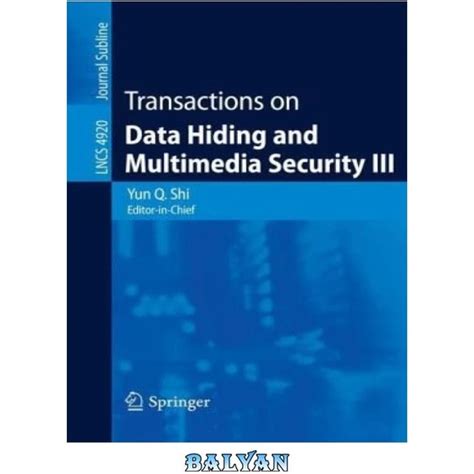 خرید و قیمت دانلود کتاب Transactions On Data Hiding And Multimedia Security Iii ترب