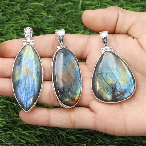 Labradorite Pendant Etsy