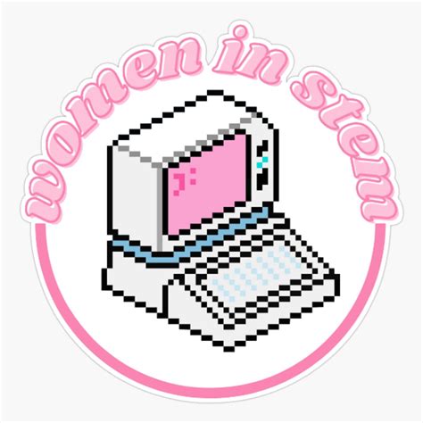 Maneki Women In Stem Science Computer Coding Computer Science Aesthetic Pastel Pink