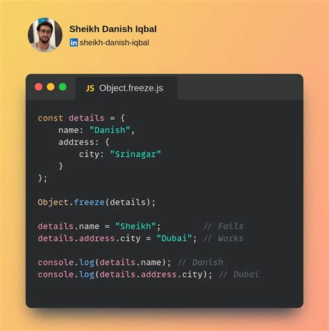 Sheikh Danish Iqbal On Linkedin Javascript