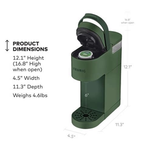 Keurig K Mini Single Serve K Cup Coffee Maker Evergreen 1 Ct Frys