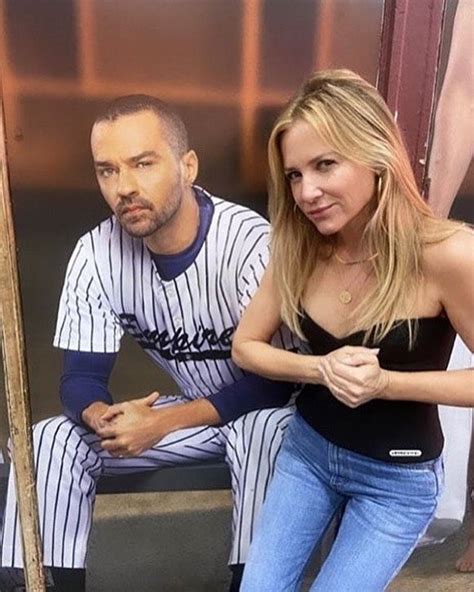 Jessica Capshaw Updates On Instagram Omg Jessica Went To Broadway To Watch Jesse Williams